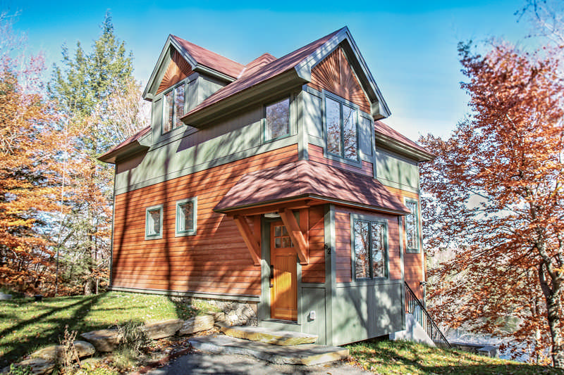 Building an Energy-Efficient Cabin on a Slope